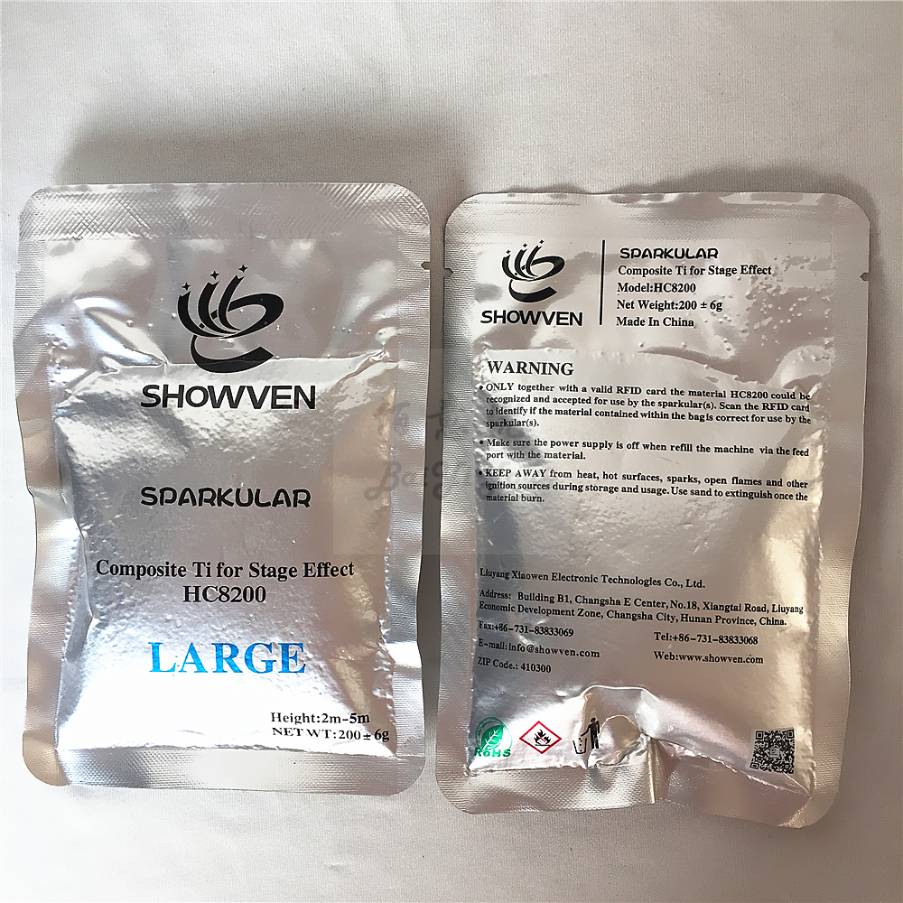 Sparkular machine material granules powder composite titanium 200gram ...